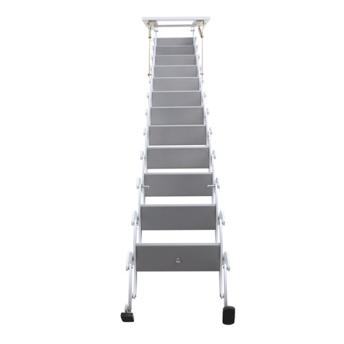 WFX Utility™ Rothley Wall Mounted Attic Ladder Folding Ladder Loft ...