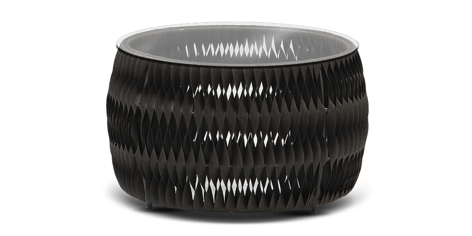 Lectus Furniture Verona Side Table With Glass | Perigold