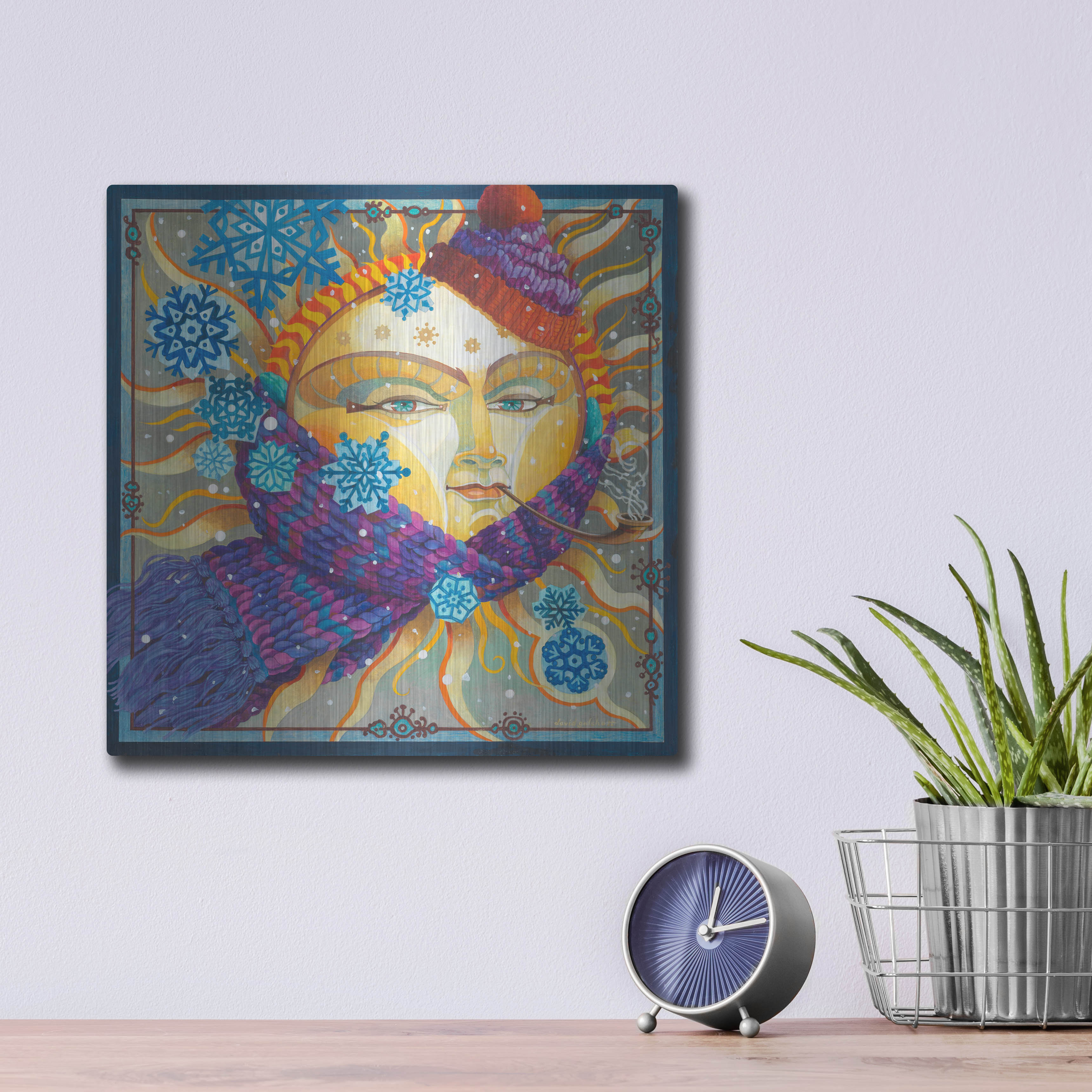Trinx 'Winter Sun' by David Galchutt Metal Wall Art | Wayfair
