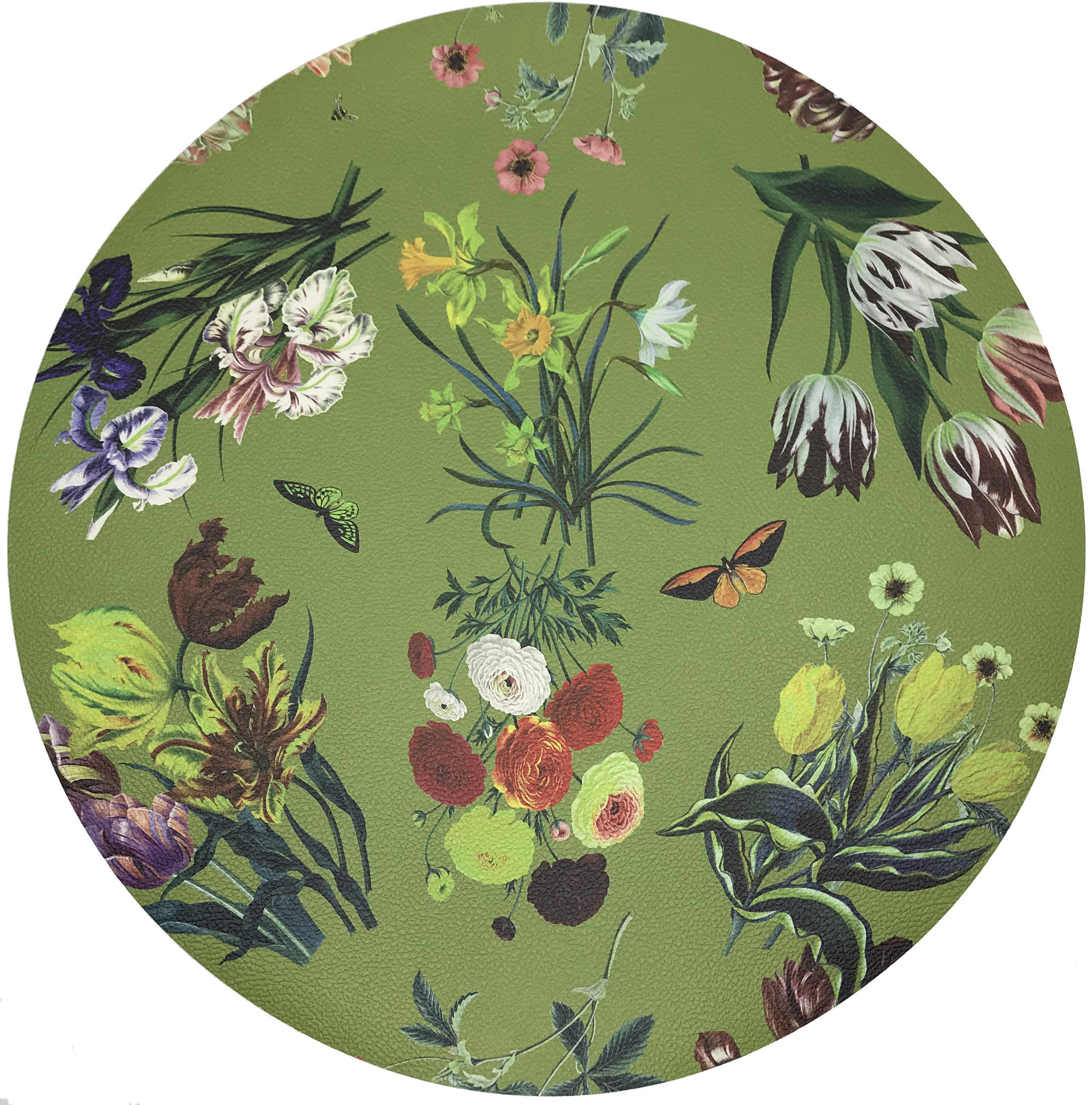 Nicolette Mayer Flora Fauna Pebble 16" Vinyl Placemat & Reviews | Perigold