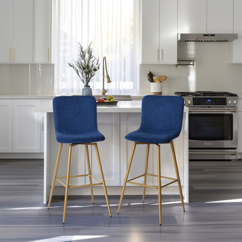 Blue Bar Height Bar Stools You'll Love | Wayfair