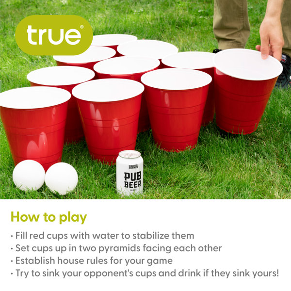 True Party Giant Beer Pong Kit & Reviews | Wayfair