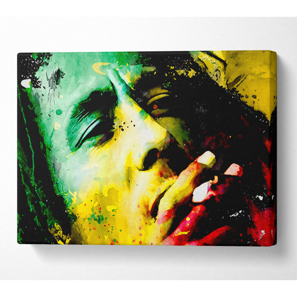ClassicLiving Bob Marley Colours - Wrapped Canvas Art Prints | Wayfair ...