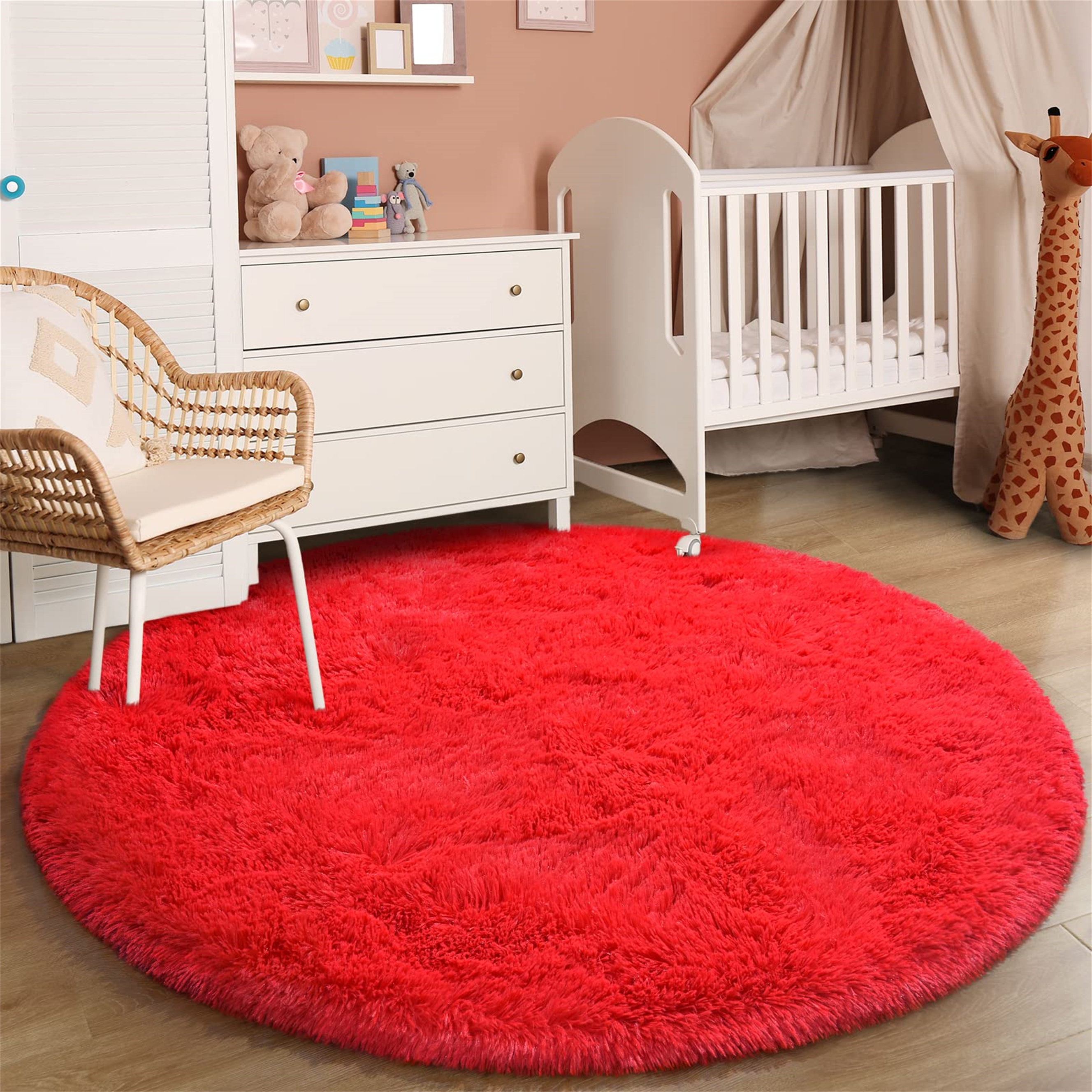 Mercer41 Round Rug Bedroom | Wayfair