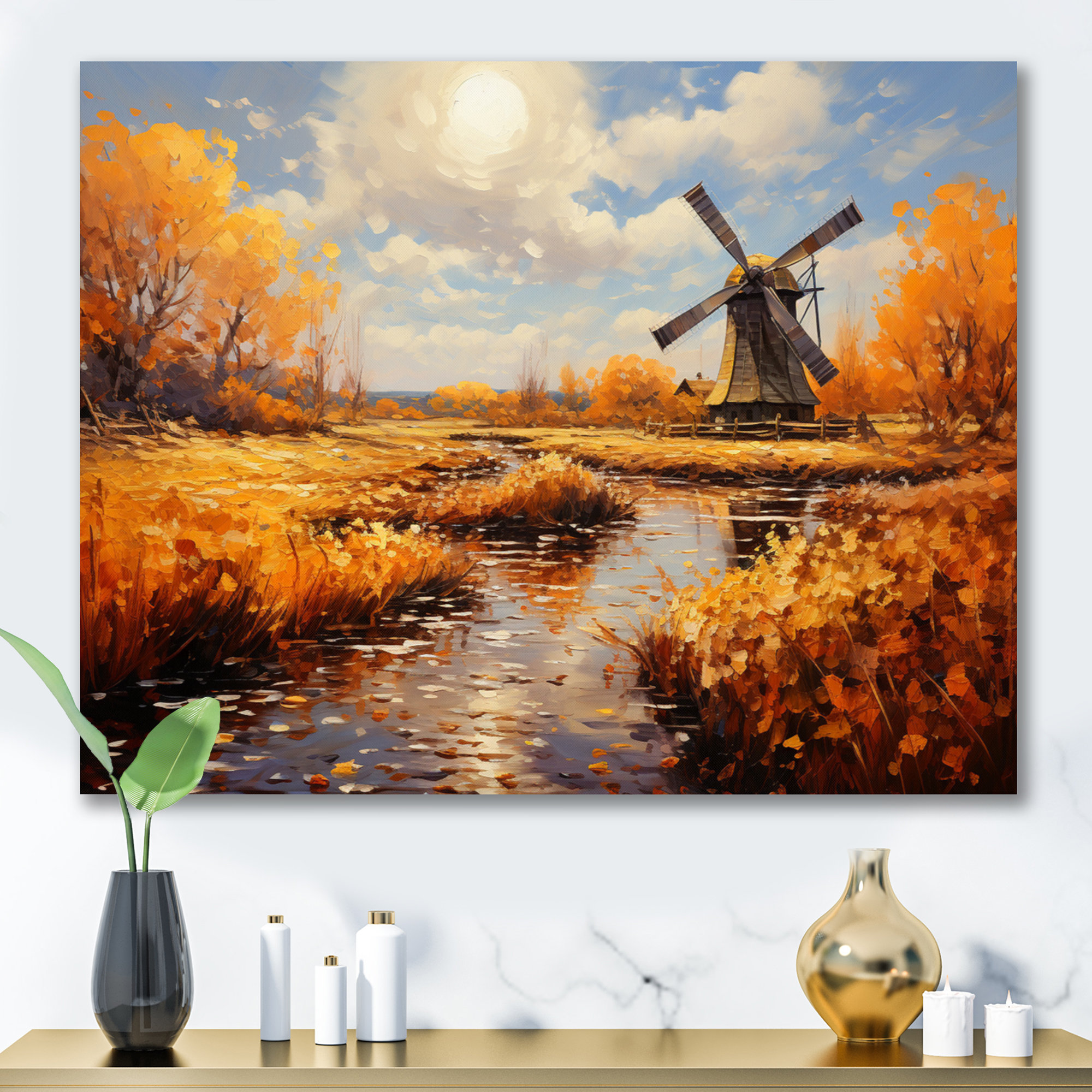 Red Barrel Studio Mill Wind Radiant Spin - Print | Wayfair