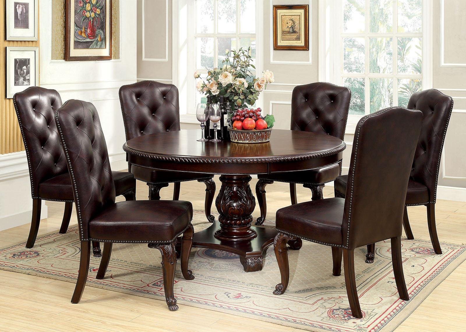 Astoria Grand Cecily Round 7 Piece Dining Set & Reviews | Wayfair