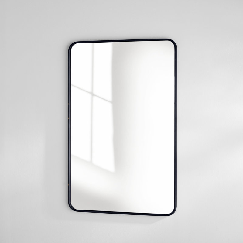 Sabine Metal Rounded Rectangle Wall Mirror & Reviews | Joss & Main