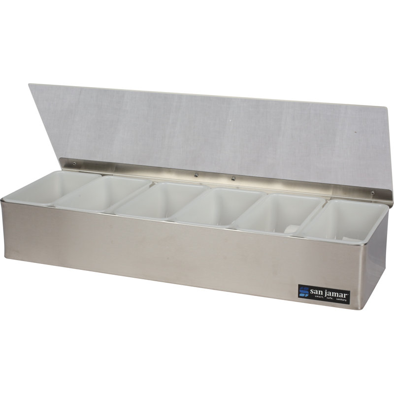 San Jamar Stainless Steel Garnish Tray | Wayfair