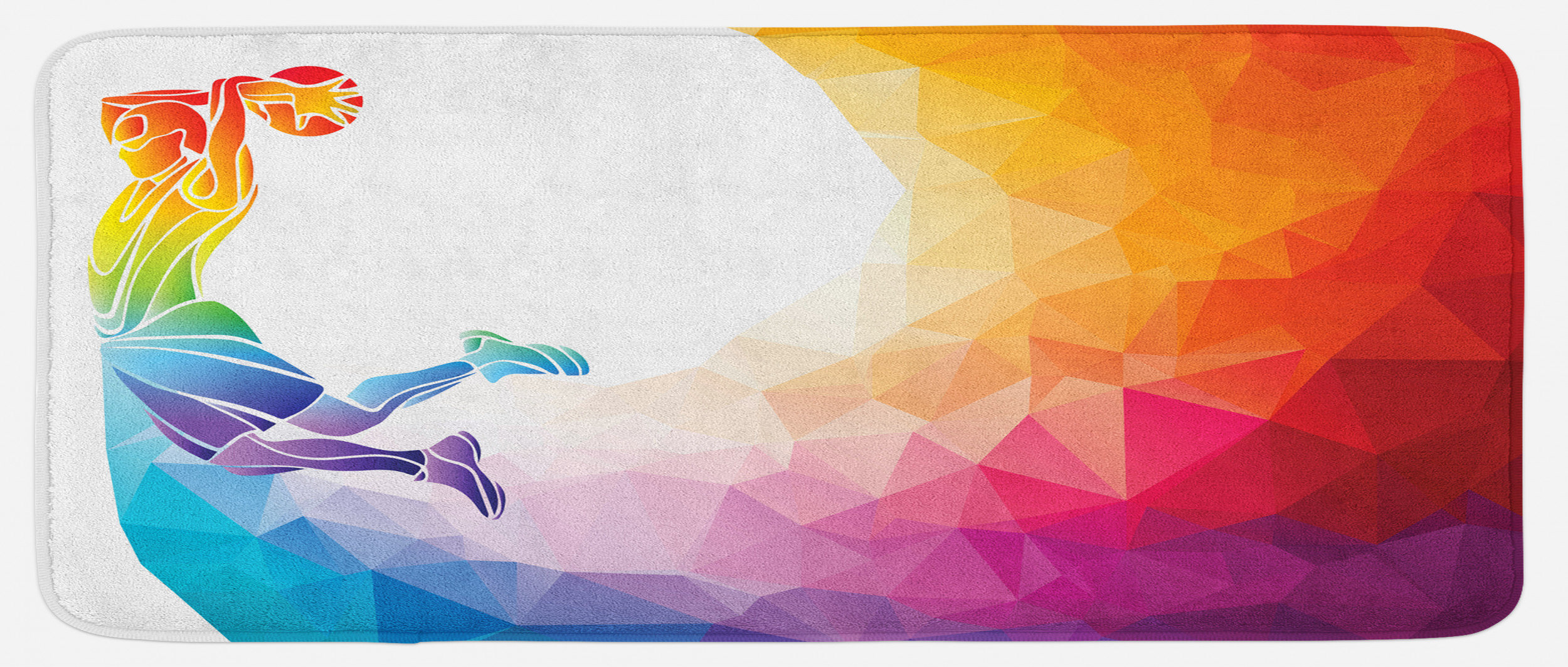 East Urban Home Basketball Kitchen Mat | Wayfair