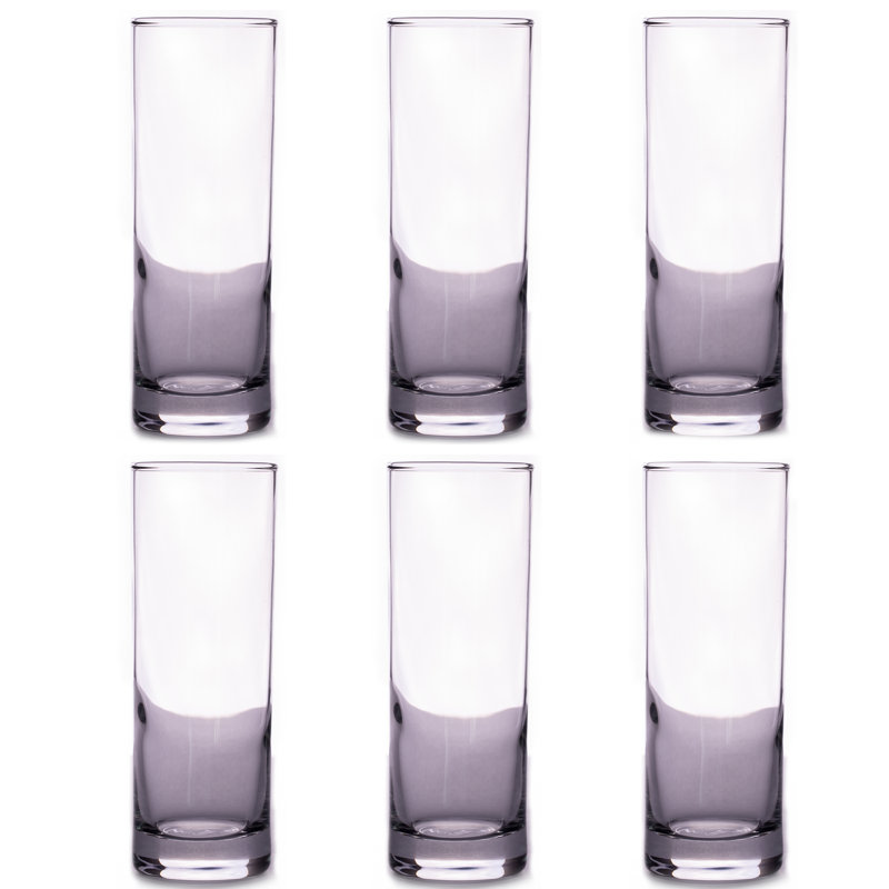 Lemonsoda Highball Crystal Clear Heavy Base Tom Collins Glasses - 12oz ...