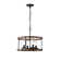 Union Rustic Fussell 4 - Light Dimmable Drum Chandelier & Reviews | Wayfair