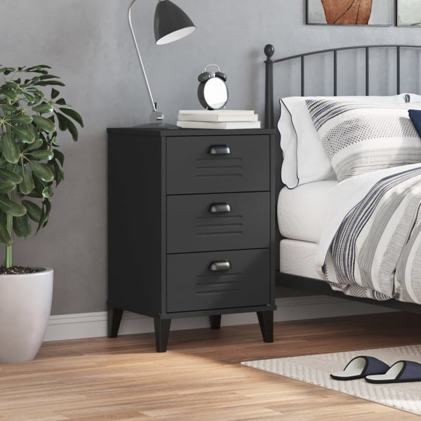 17 Stories Nouria Plastic Bedside Table | Wayfair.co.uk