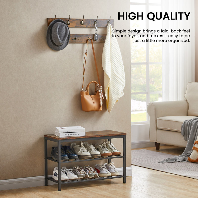 17 Stories 6 Pair Shoe Rack | Wayfair