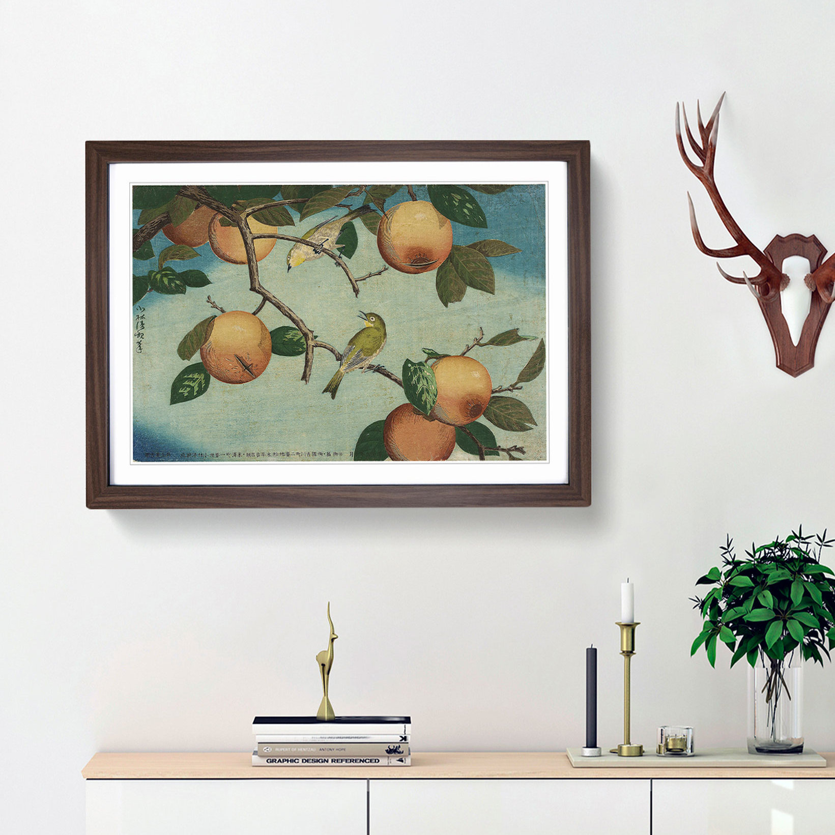 East Urban Home Birds upon a Fruit Tree by Kobayashi Kiyochika ...