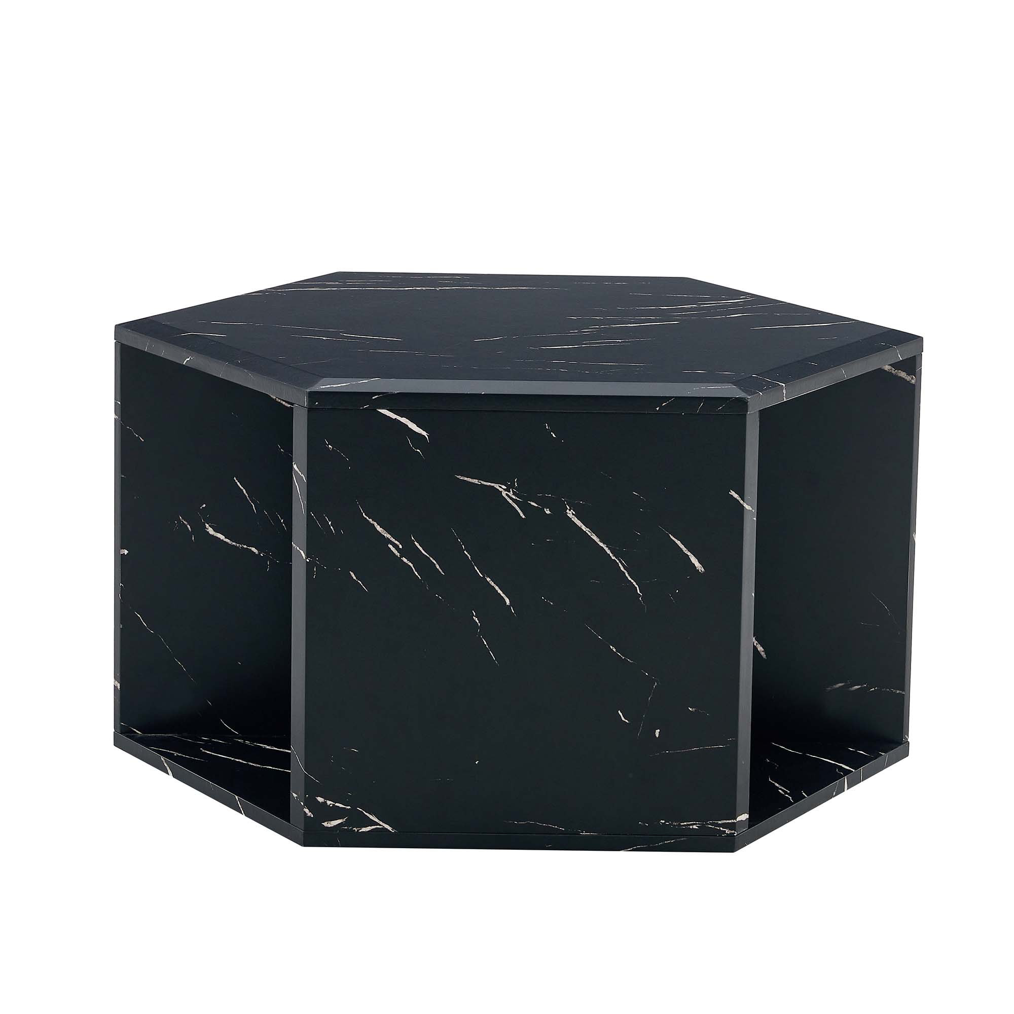 Wrought Studio™ Hexagonal MDF Coffee Table,Characteristic Pattern ...