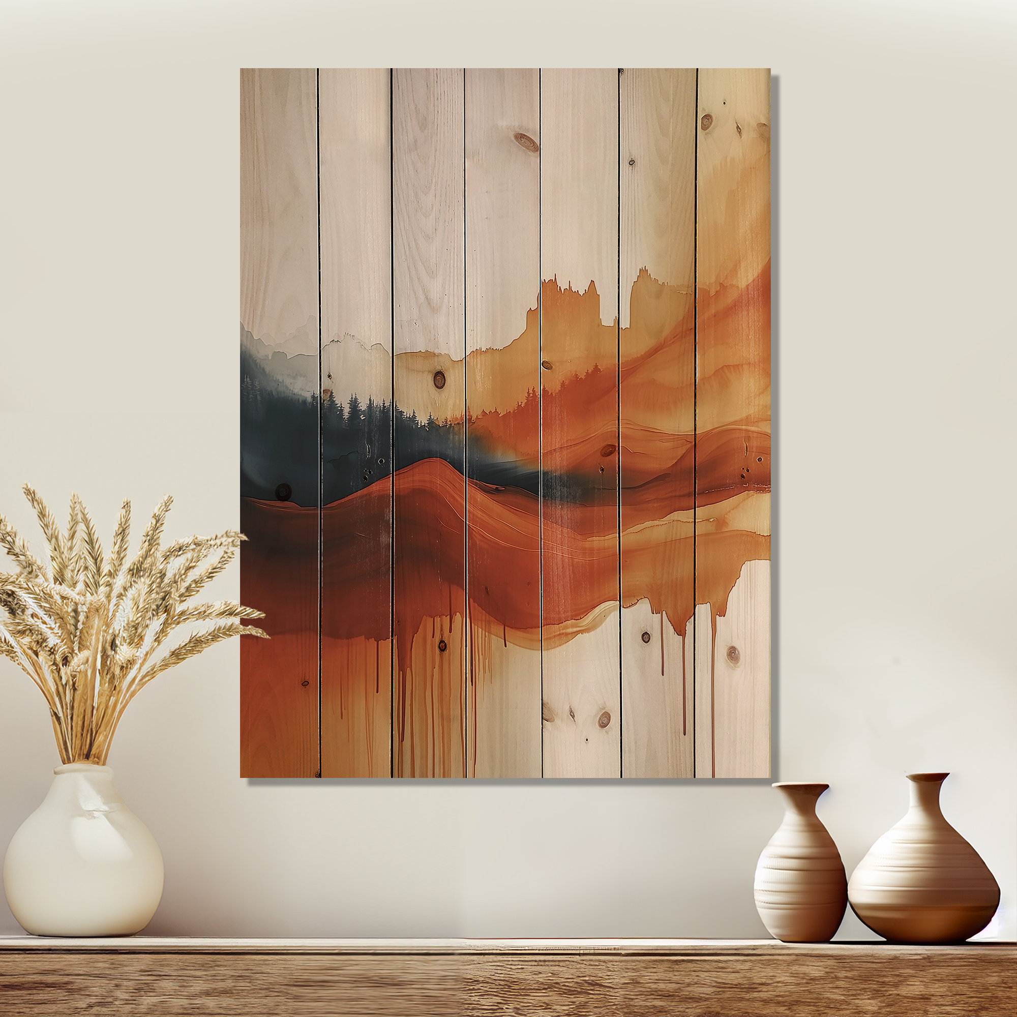 Ophelia & Co. Fading Autumn Mountain Landscape IV - Landscape Mountains ...