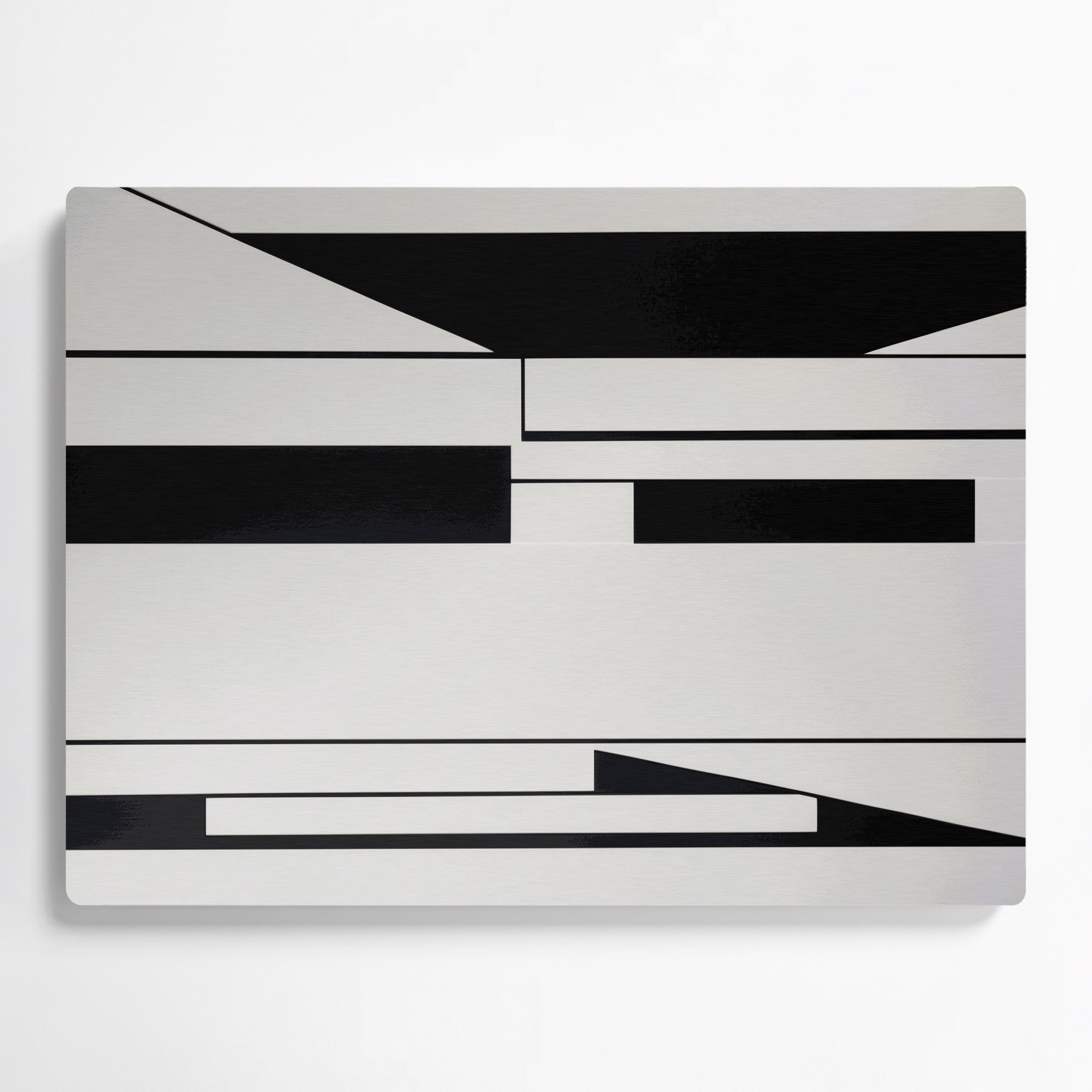 Ivy Bronx Minimalism 7 Gray Metal Wall Art | Wayfair
