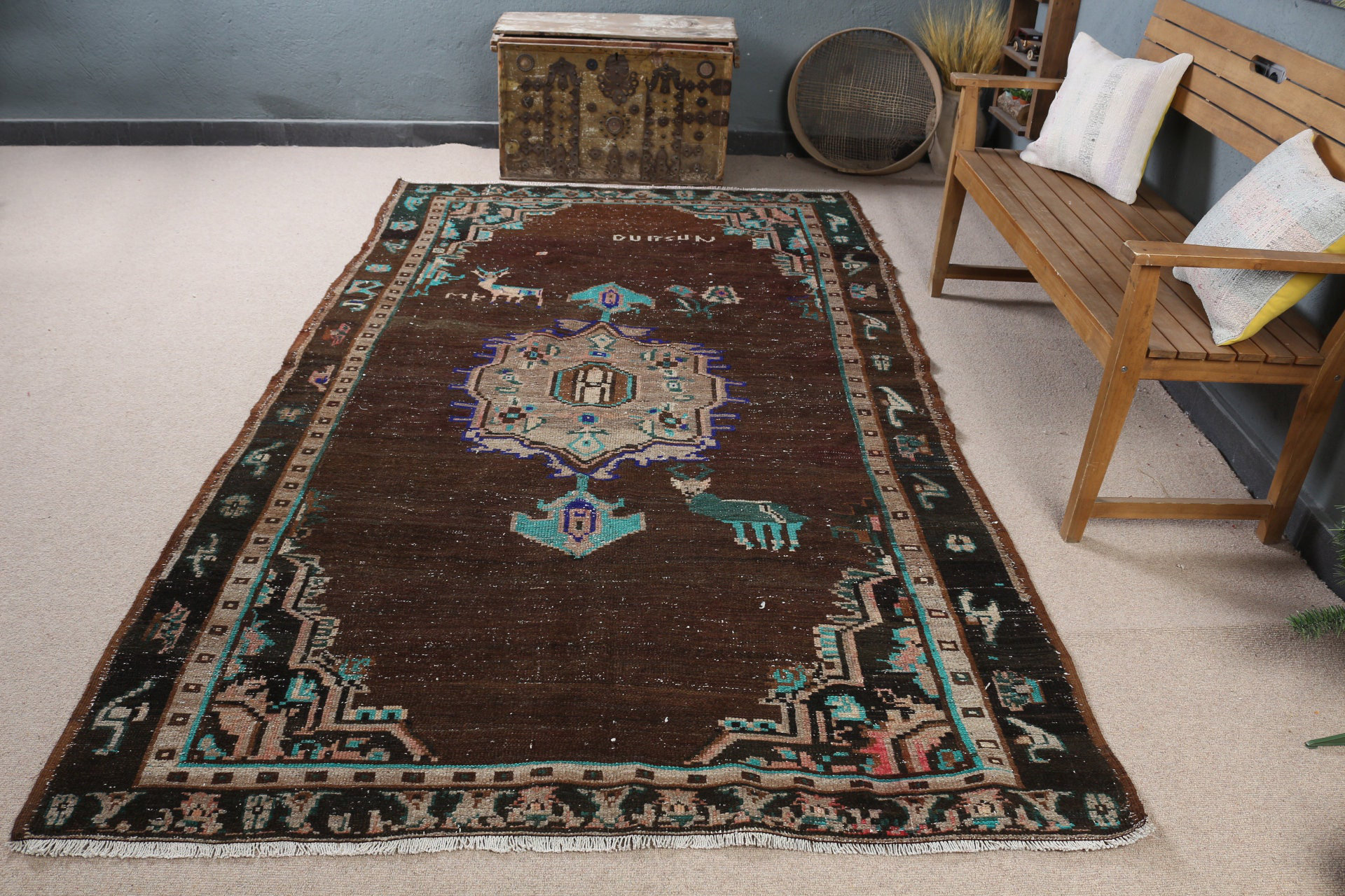 kayra export Large Turkish Rug For Dining Room is an Elegant Decorative ...