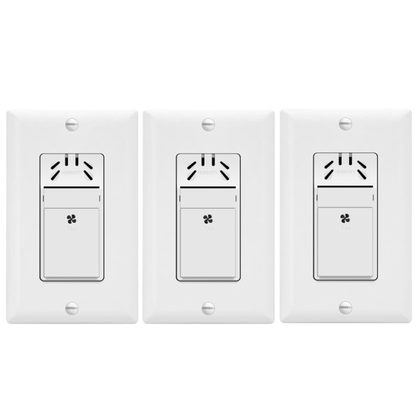 TOPGREENER Humidity Sensor Switch for Ventilation Fan, Bath Fan Control ...