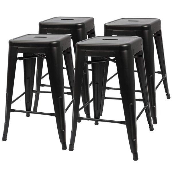 Williston Forge Lehman Counter Stool with Metal Frame & Reviews | Wayfair