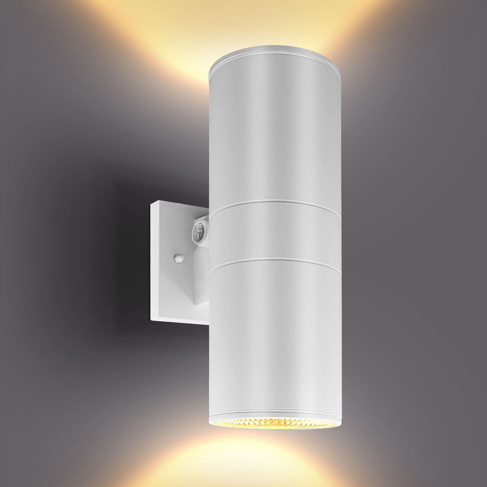 Latitude Run® Dusk To Dawn LED Outdoor Wall Light 12" Up Or Up And Down ...