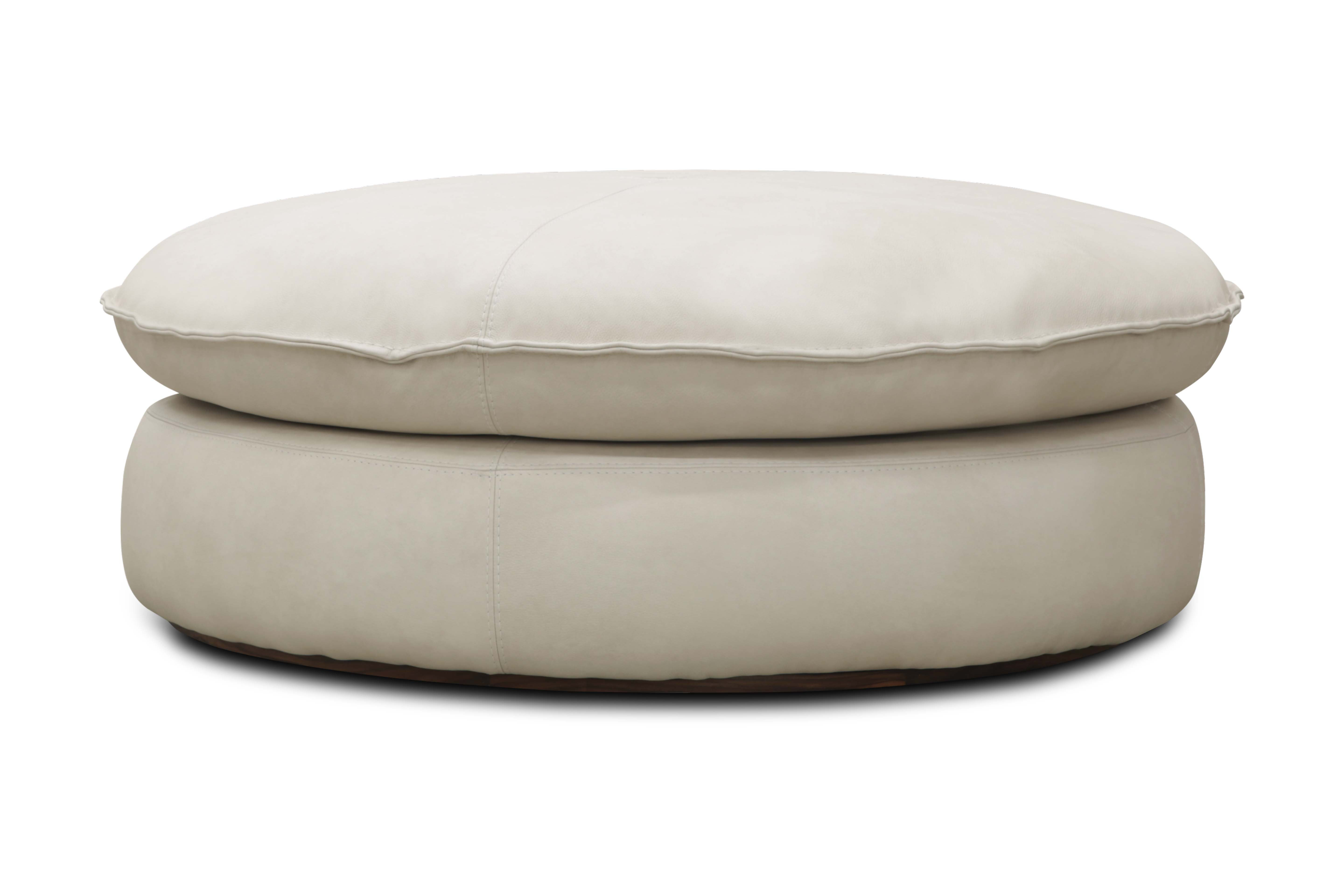Eleanor Rigby Callie Large Round Ottoman | Perigold