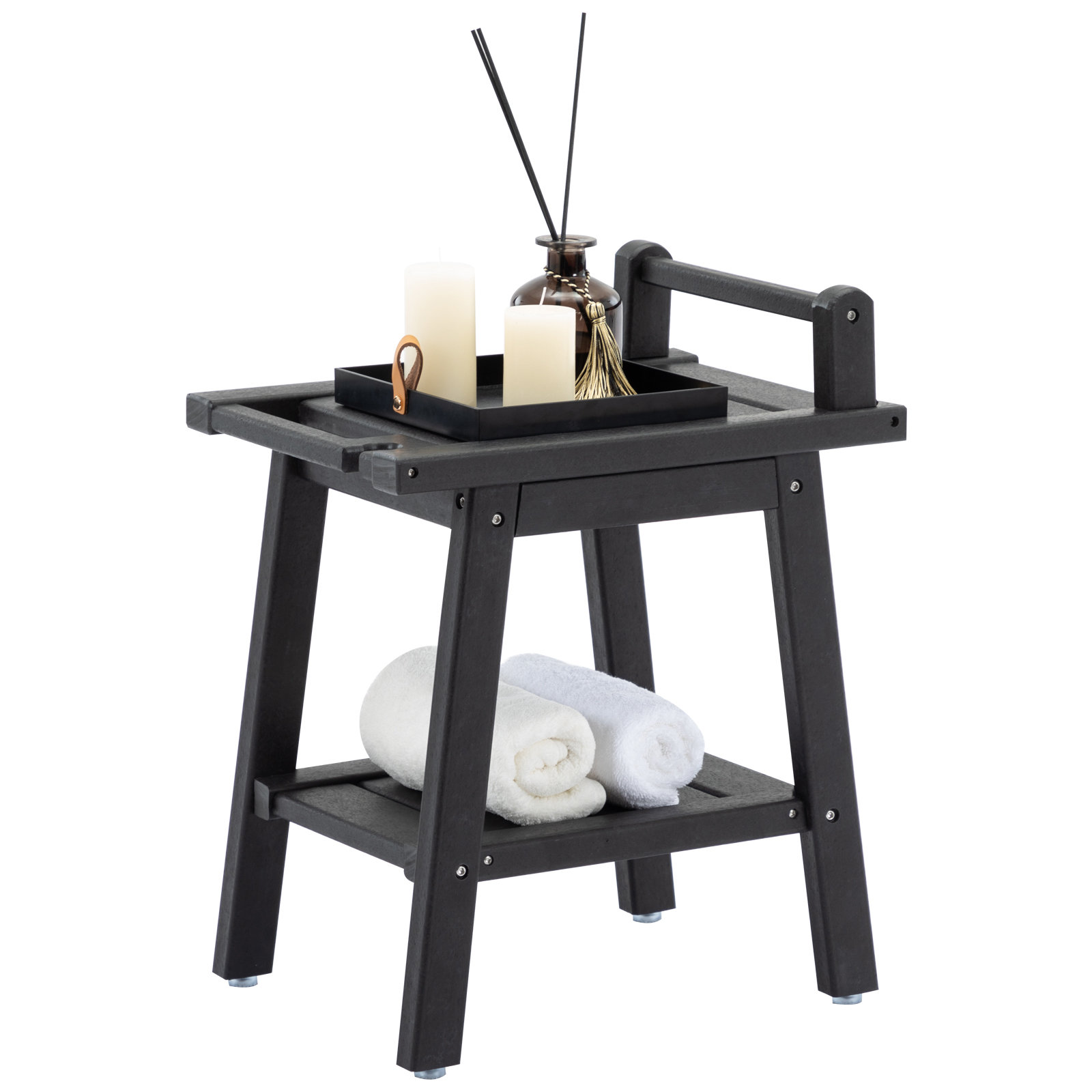 Rebrilliant Natilea Polyethylene Plastic Shower Bench | Wayfair