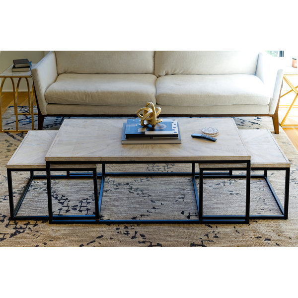 Latitude Run® Buterbaugh Frame 3 Nesting Coffee Table & Reviews | Wayfair