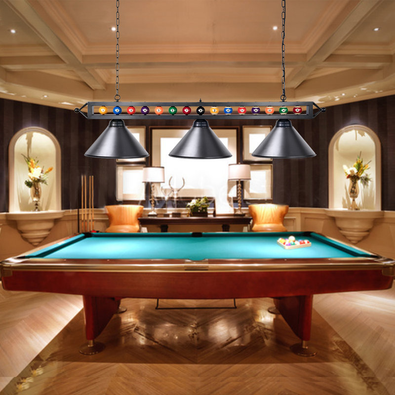 Winston Porter Mickael 3 - Light Pool Table Lights Pendant & Reviews ...