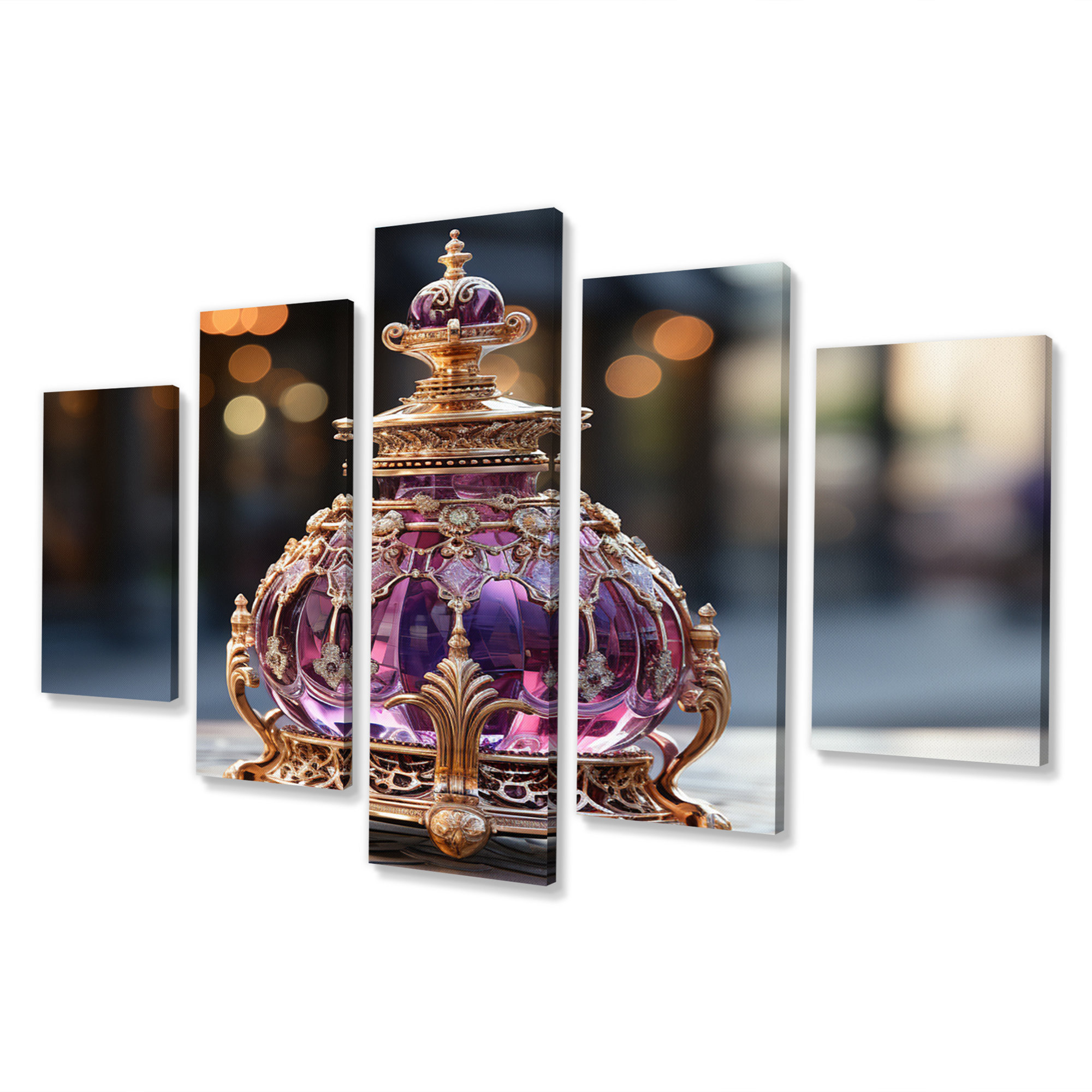 Design Art Retro Perfume Bottle Exquisite Design VIII - Perfumes Canvas ...