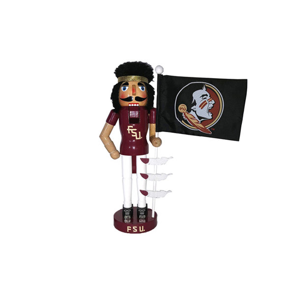 Santa's Workshop NCAA Florida State Mascot Nutcracker Figurine ...