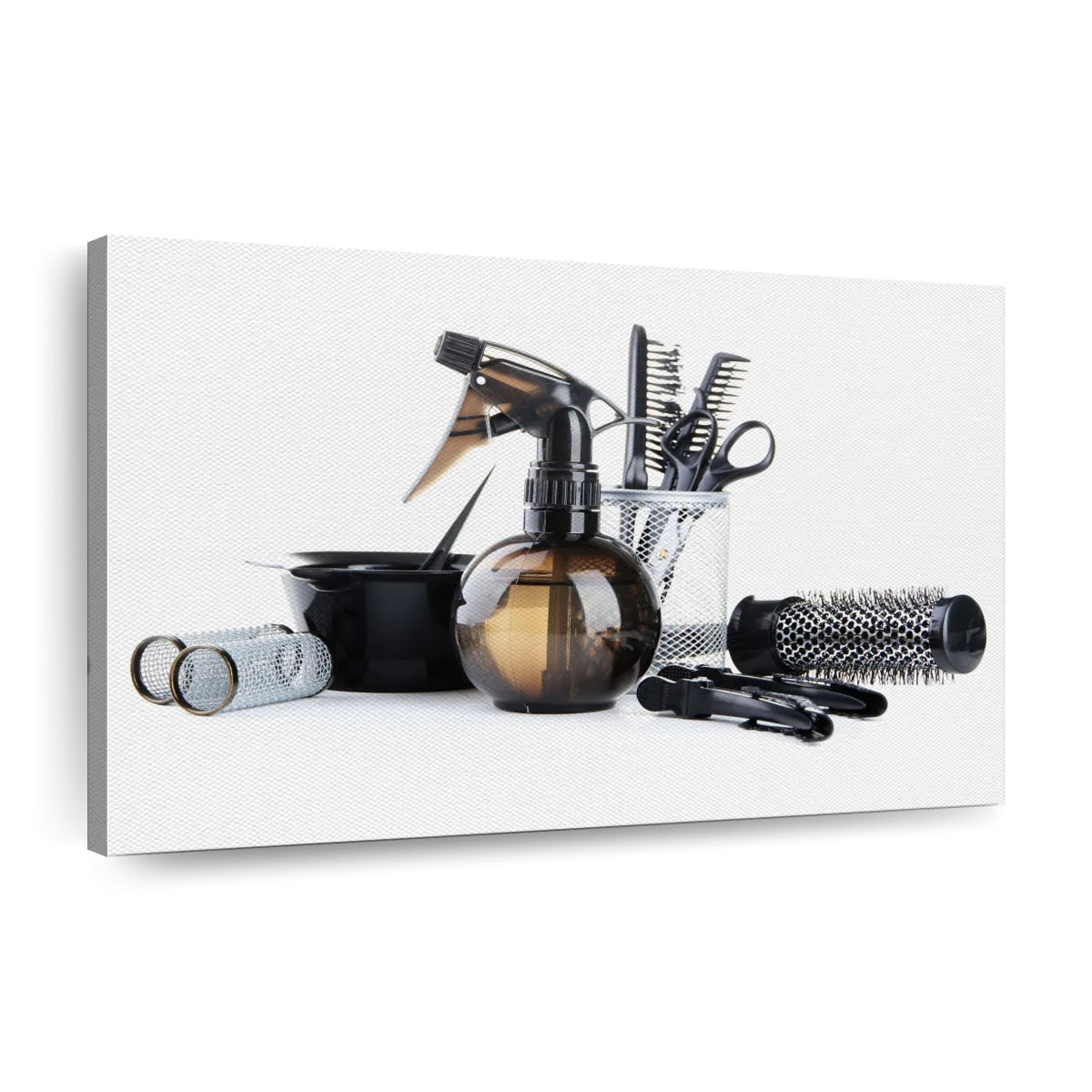 Ebern Designs Hair Salon Essentials Canvas Print | Wayfair