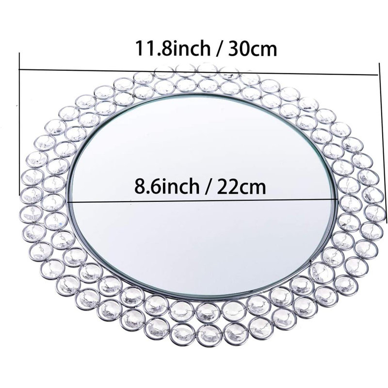 Rosdorf Park Jaskaran Mirror Tray | Wayfair