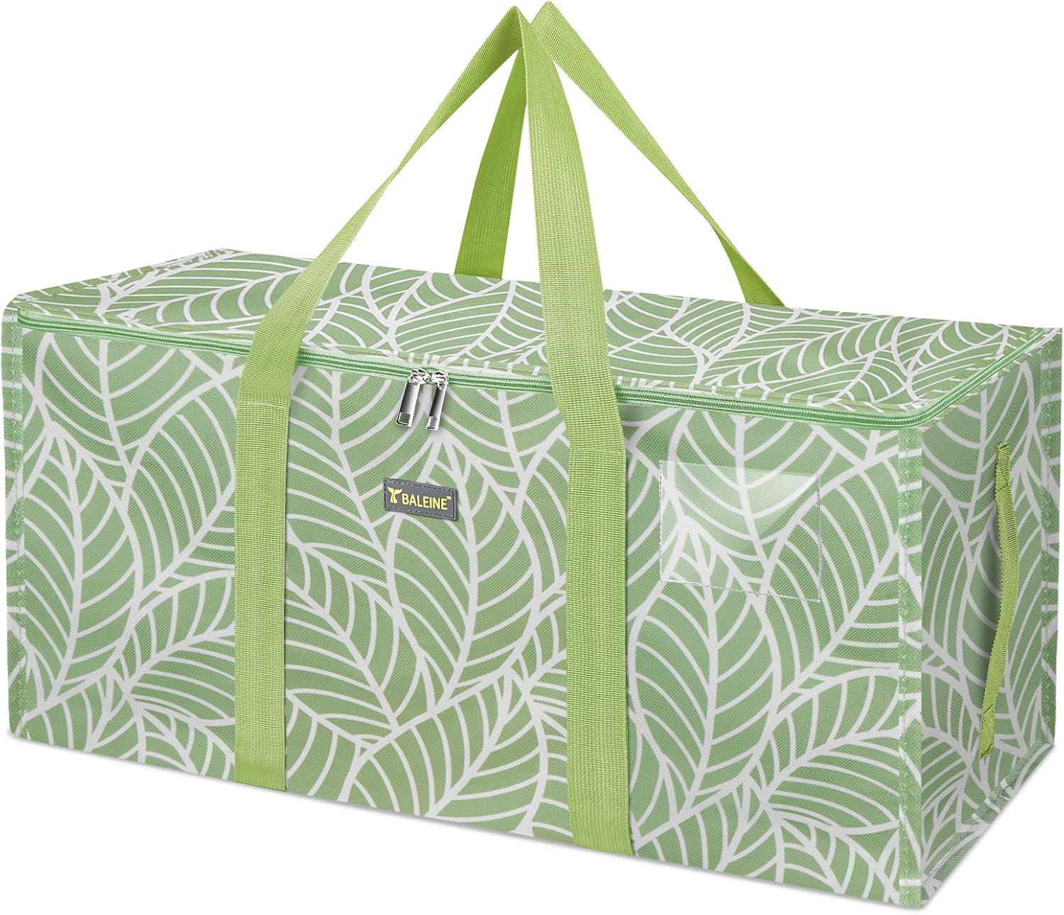 Latitude Run® Extra Large Storage Tote with Zippers & Carrying Handles ...