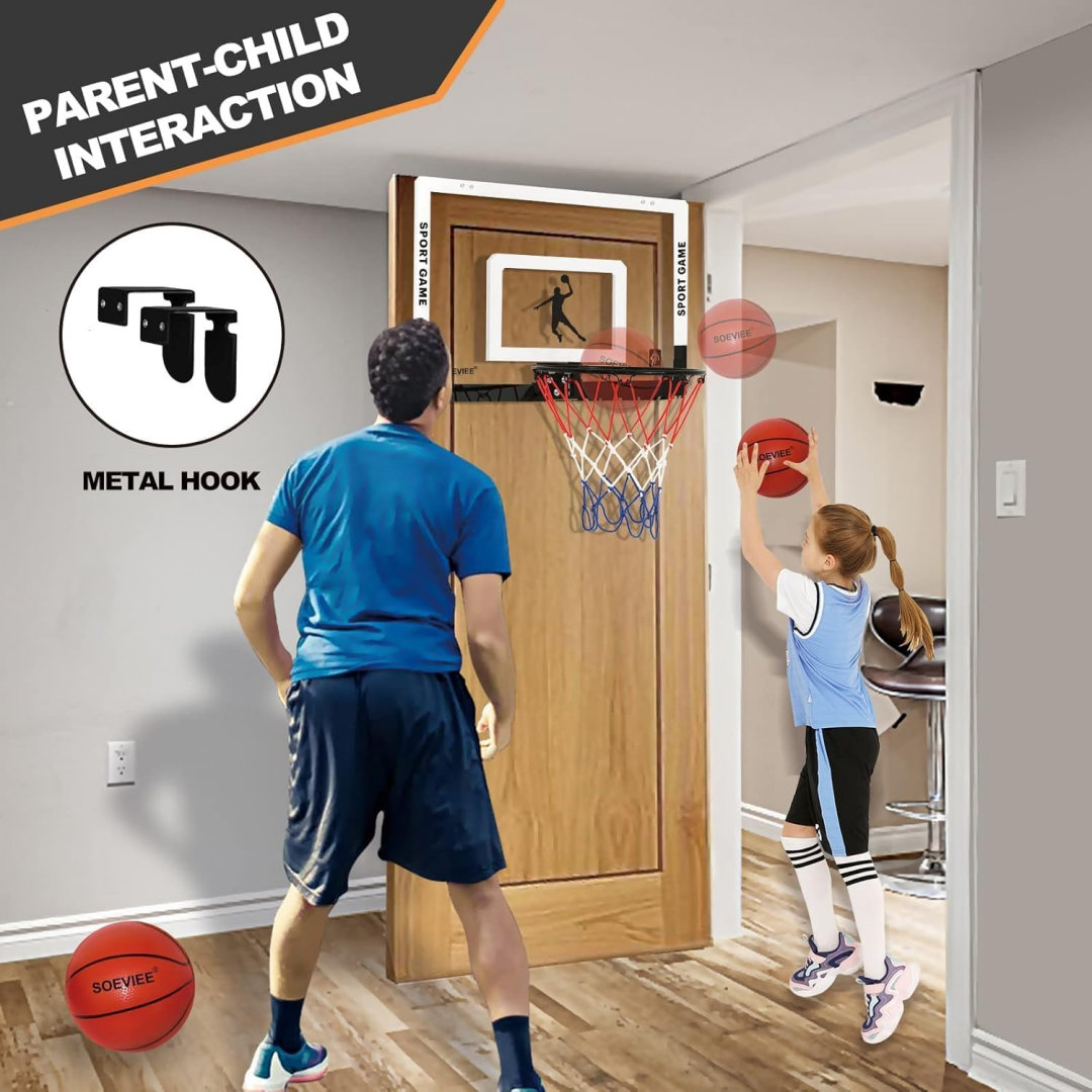 Phantoscope Large Basketball Hoop Indoor For Kids & Adult, 23 X 16 Inch ...
