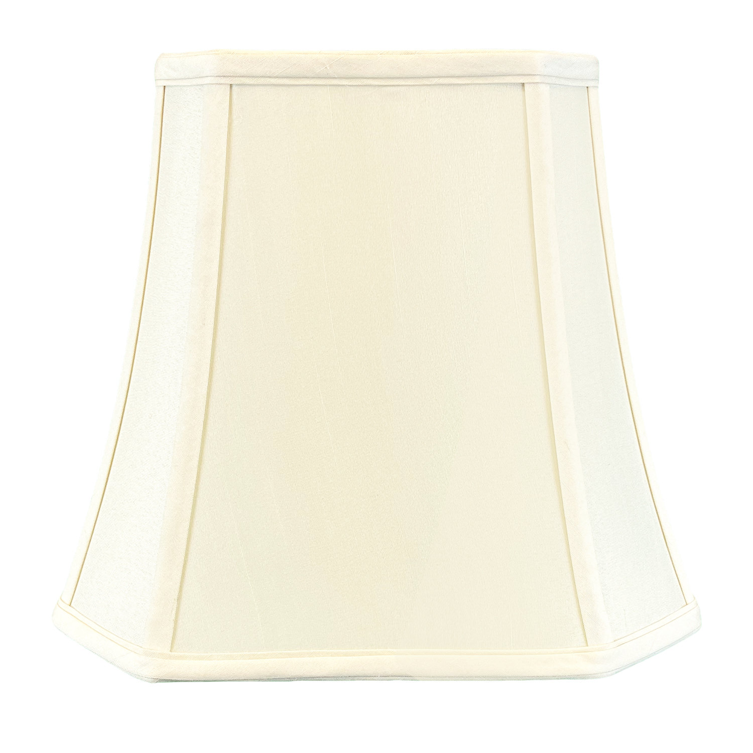 Winston Porter Square Cut Corner Bell Lamp Shade, White, 8" X 14" X 11. ...