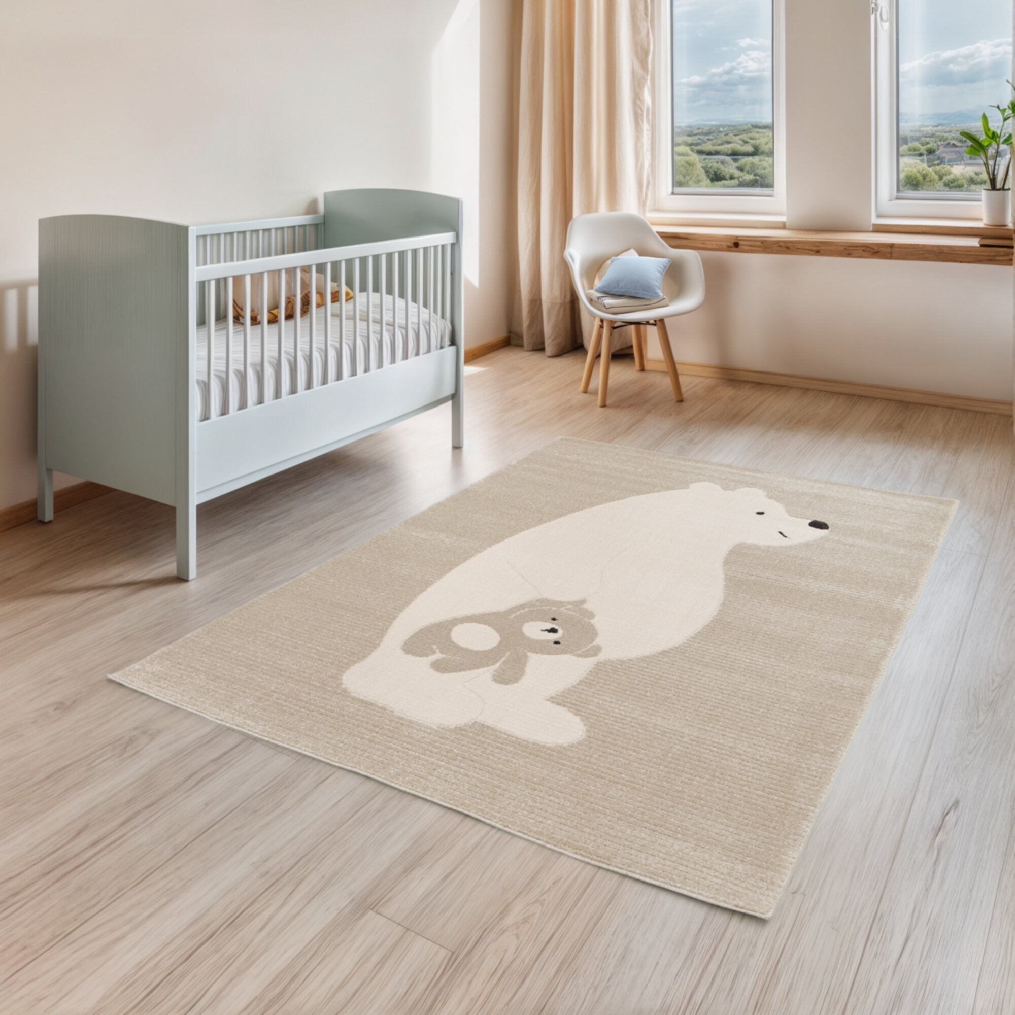 Alpen Home Bodin Animal Print Machine Woven Beige Area Rug | Wayfair.co.uk