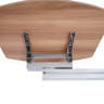 YYBUSHER Height Adjustable And 360 Rotation Table Leg Bracket With Wood ...
