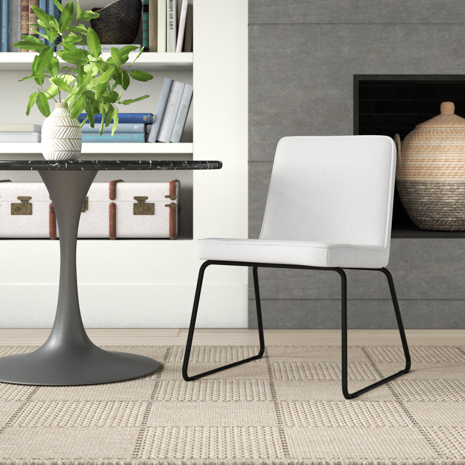 Trent Austin Design® Azucena Upholstered Stacking Side Chair & Reviews ...