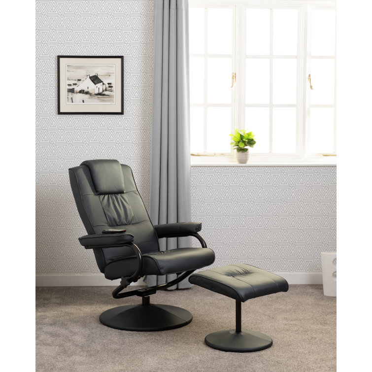 George Oliver Matilda Recliner Chair And Footstool | Wayfair.co.uk