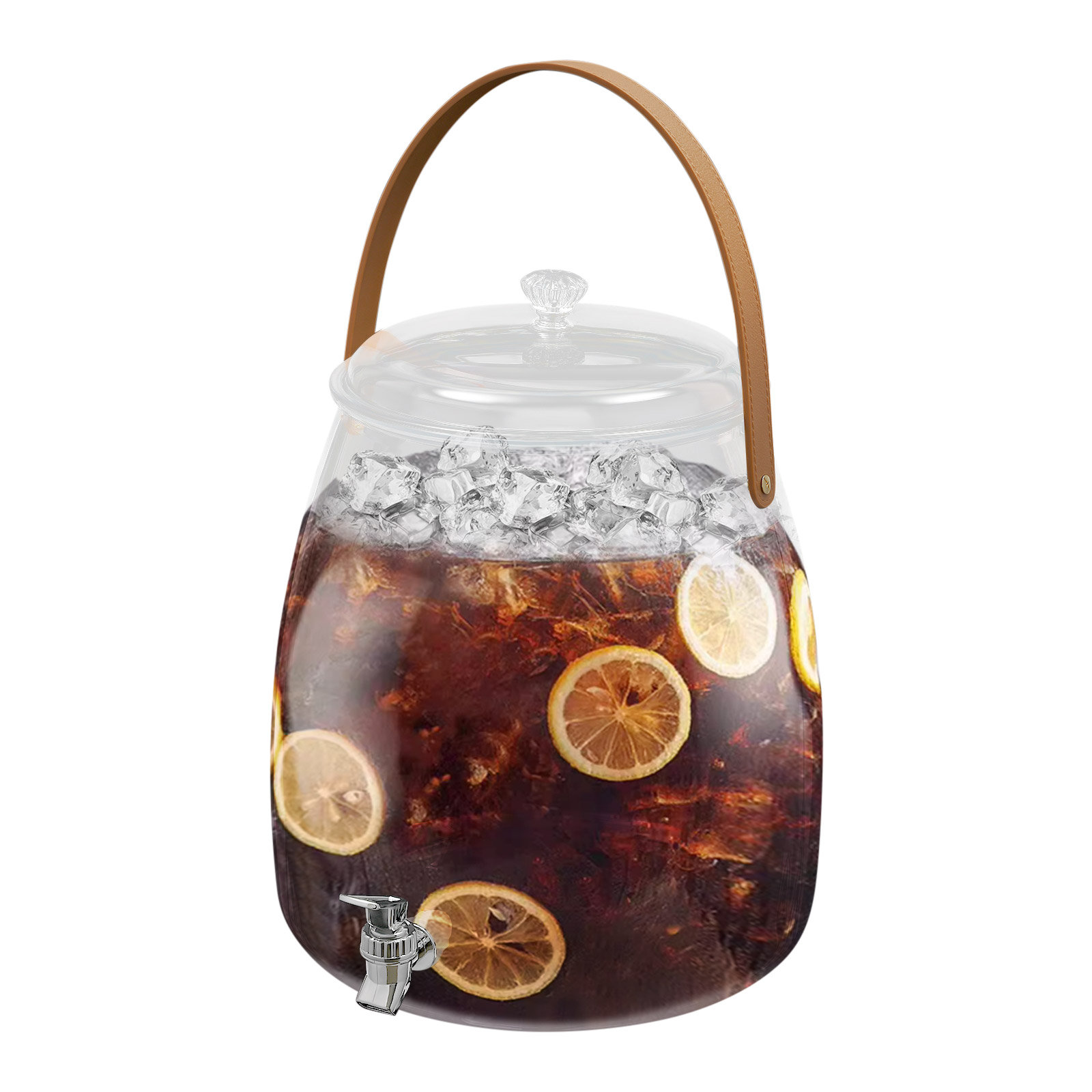 Ebern Designs Catoria Clear Cold Drink Dispenser | Wayfair