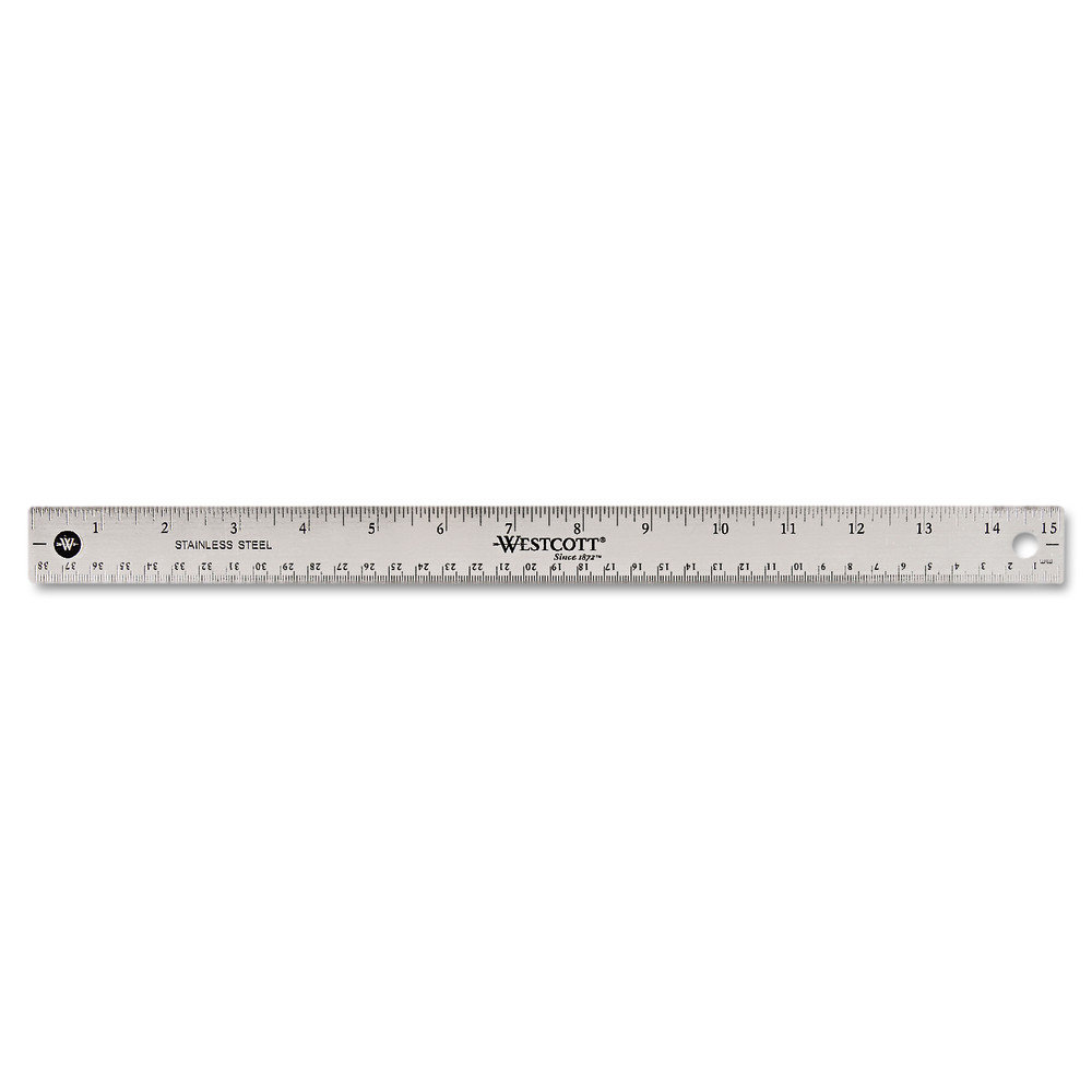 Acme United Corporation Westcott Stainless Steel Office Ruler & Reviews ...