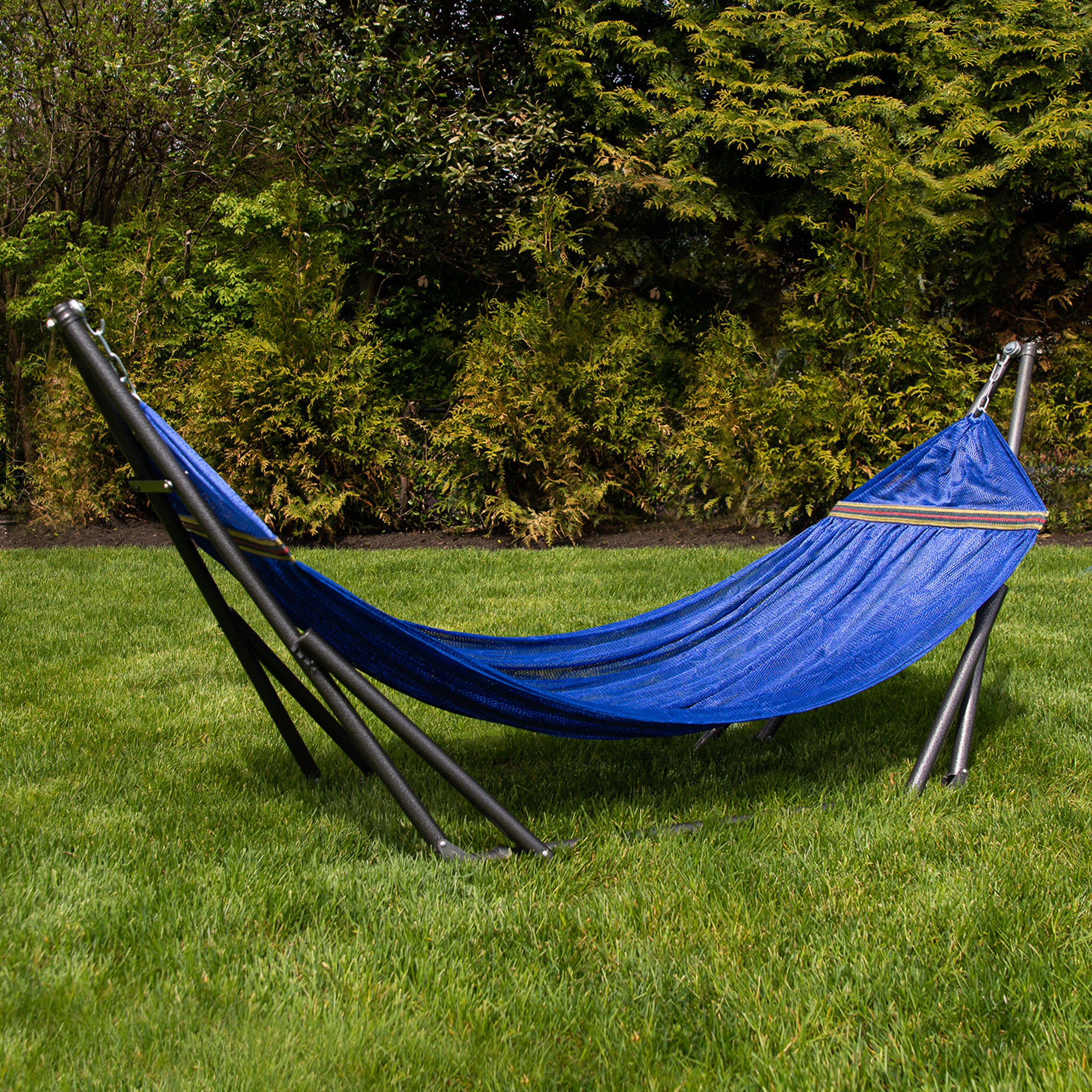 Wade Logan® Govan Portable Camping Hammock with Stand & Reviews | Wayfair
