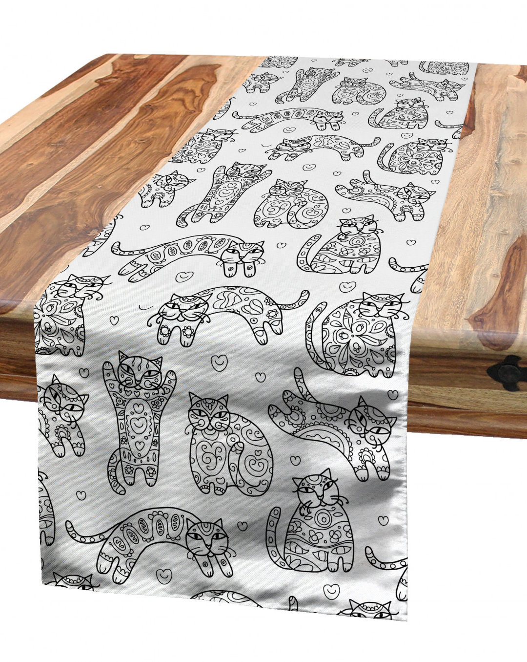 East Urban Home Cats Table Runner | Wayfair