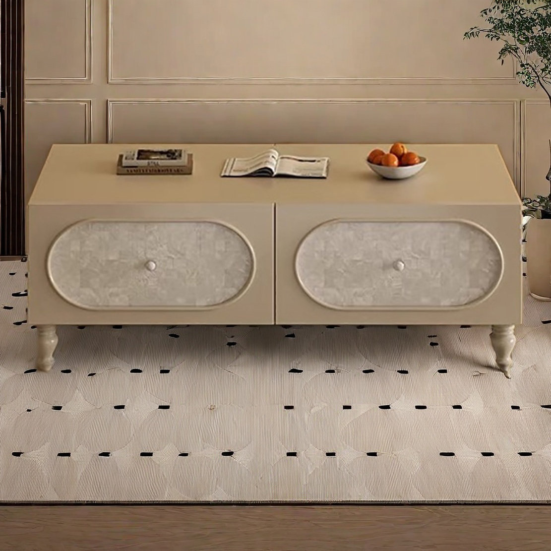 LIZIYE Light luxury shell drawer cabinet end table - Wayfair Canada