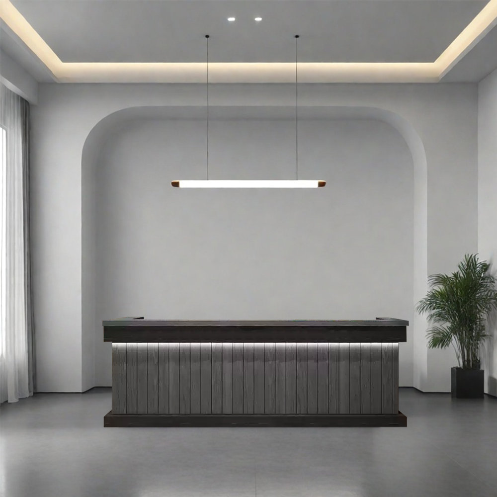 Orren Ellis Modern Front Counter with Integrated Cashier Counter ...