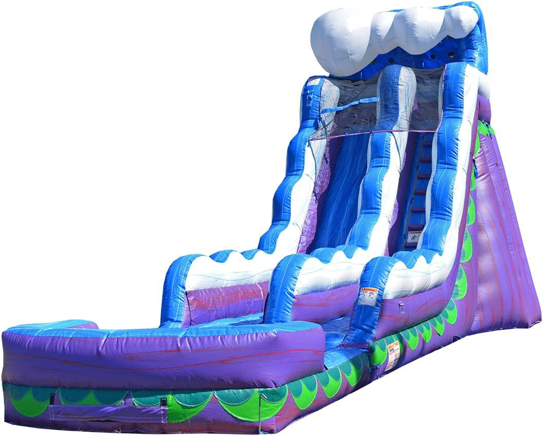 Jumporange 19’ Mermaid Water Slide Inflatable With Splash Pool ...