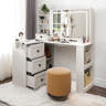 Ivy Bronx Knapp Knapp Desk With Charging Station, 3 Large Drawers ...