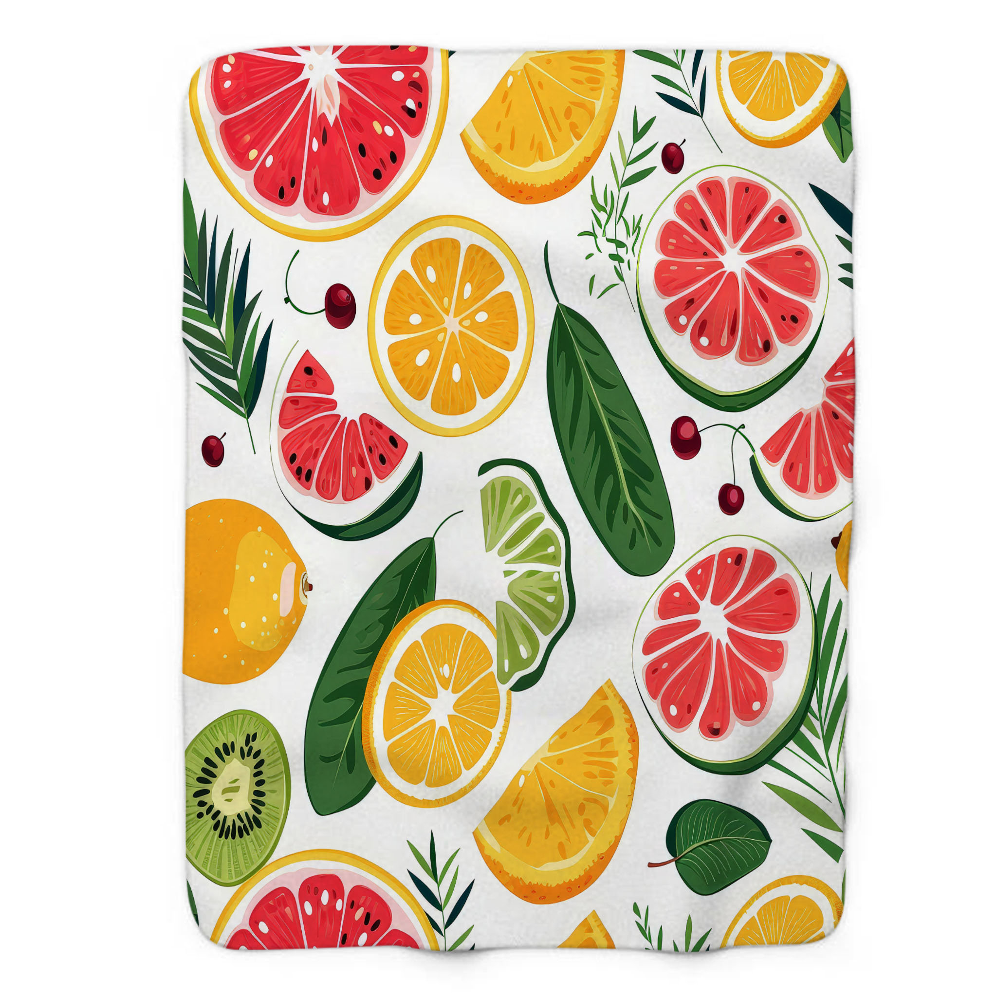 MentionedYou Sunshine Fruit Extravaganza - 1 Piece Premium Sher Throw ...