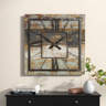 Wade Logan® Weston Square Wood Panel Farmhouse Wall Clock & Reviews ...